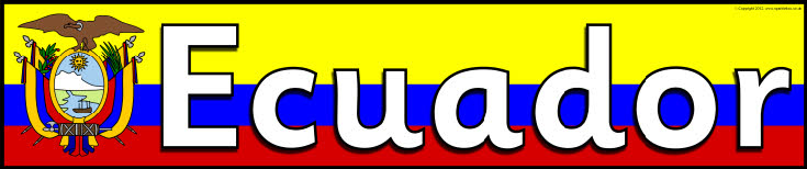 Ecuador display banner (SB8144) - SparkleBox