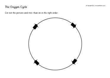 The Oxygen Cycle cut and stick worksheets (SB8191) - SparkleBox