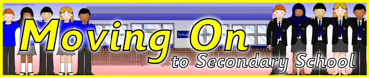 Moving On (to secondary/high school) display banners(SB8245) - SparkleBox
