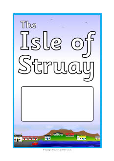 Isle of Struay editable topic book covers (SB8274) - SparkleBox
