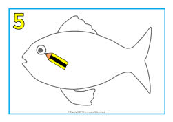 How to draw a fish posters (SB8282) - SparkleBox
