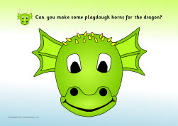 Dragons playdough mats (SB8308) - SparkleBox