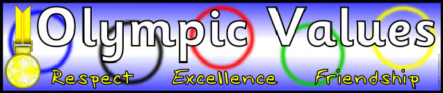 Olympic Values display banners (SB8318) - SparkleBox