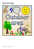 Sand cat-themed classroom signs and labels pack (SB8349) - SparkleBox