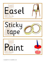 Sand cat-themed classroom signs and labels pack (SB8349) - SparkleBox