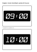 Digital o’clock time flash cards (24 hours) (SB8365) - SparkleBox