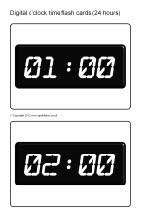 Digital o’clock time flash cards (24 hours) (SB8365) - SparkleBox