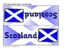 British Isles flags group signs (SB8423) - SparkleBox