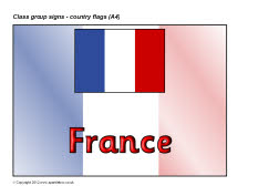 European flags class group signs - A4 (SB8422) - SparkleBox