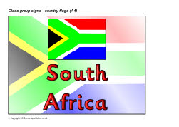 Country flags class group signs - A4 (SB8420) - SparkleBox