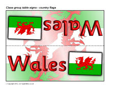 British Isles flags group signs (SB8423) - SparkleBox