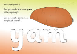 Words with ‘y’ playdough mats (SB8415) - SparkleBox