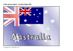 Country flags class group signs - A4 (SB8420) - SparkleBox