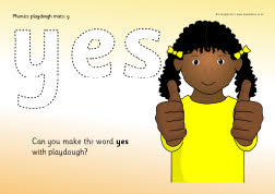 Words with ‘y’ playdough mats (SB8415) - SparkleBox