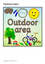 Wombat-themed classroom signs and labels pack (SB8468) - SparkleBox