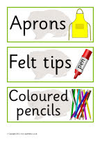 Wombat-themed classroom signs and labels pack (SB8468) - SparkleBox