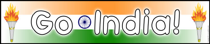 Go India! banner (SB8500) - SparkleBox