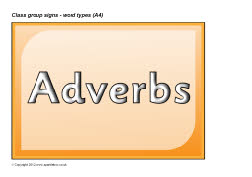 Word types class group signs - A4 (SB8494) - SparkleBox