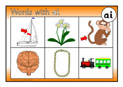 Words with ai bingo (SB8554) - SparkleBox