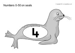 Numbers 0-50 on seals (SB8623) - SparkleBox
