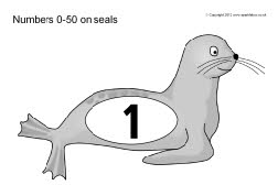 Numbers 0-50 on seals (SB8623) - SparkleBox