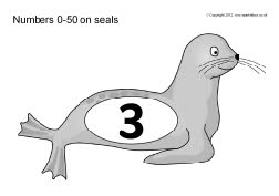Numbers 0-50 on seals (SB8623) - SparkleBox