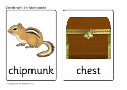 Words with ch flash cards (SB8747) - SparkleBox