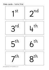 Date cards (SB8733) - SparkleBox