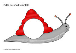 Editable snail templates (SB8756) - SparkleBox
