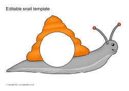 Editable snail templates (SB8756) - SparkleBox