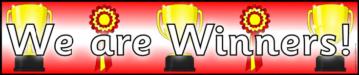 We are Winners display banner (SB8770) - SparkleBox
