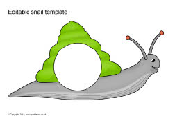 Editable snail templates (SB8756) - SparkleBox