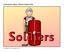Roman Empire class group signs - A4 (SB8795) - SparkleBox