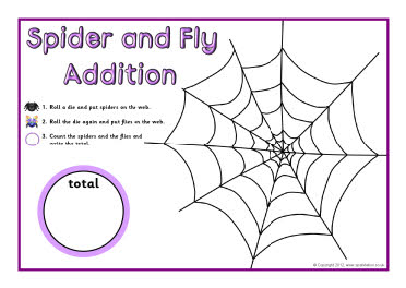 Spider and fly addition mats (SB8810) - SparkleBox