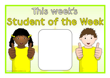 Pupil/Student of the Week posters (SB8816) - SparkleBox