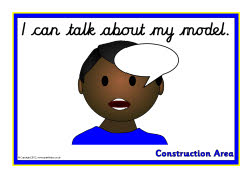 Construction Area ‘I can’ signs - cursive (SB8986) - SparkleBox
