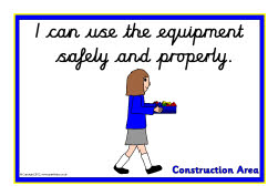 Construction Area ‘I can’ signs - cursive (SB8986) - SparkleBox