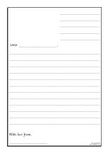 Informal letter writing frames (SB9016) - SparkleBox