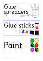 Minnow-themed classroom signs and labels pack (SB9006) - SparkleBox