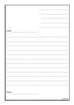 Informal letter writing frames (SB9016) - SparkleBox