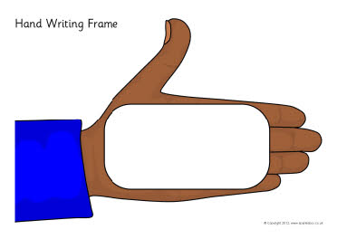 Hand writing frames (SB9030) - SparkleBox