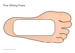 Feet writing frames (SB9039) - SparkleBox