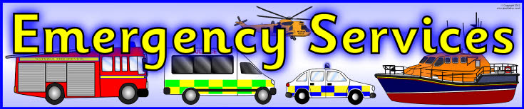 Emergency Services display banner (SB9035) - SparkleBox