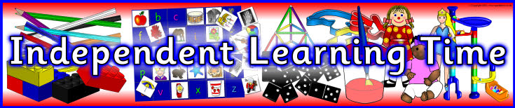 Independent Learning Time display banner (SB9061) - SparkleBox