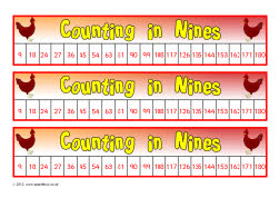 Farm animal counting in 9s number tracks (SB9113) - SparkleBox