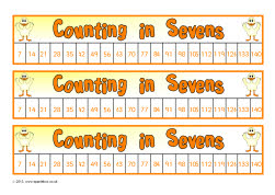 Farm animal counting in 7s number tracks (SB9111) - SparkleBox