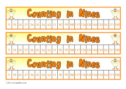 Farm animal counting in 9s number tracks (SB9113) - SparkleBox