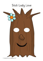 Stick Man role-play masks (SB9170) - SparkleBox