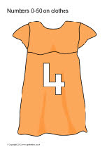 Classroom clothes line numbers 0-50 (SB114) - SparkleBox