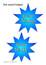 Star award badges (SB121) - SparkleBox